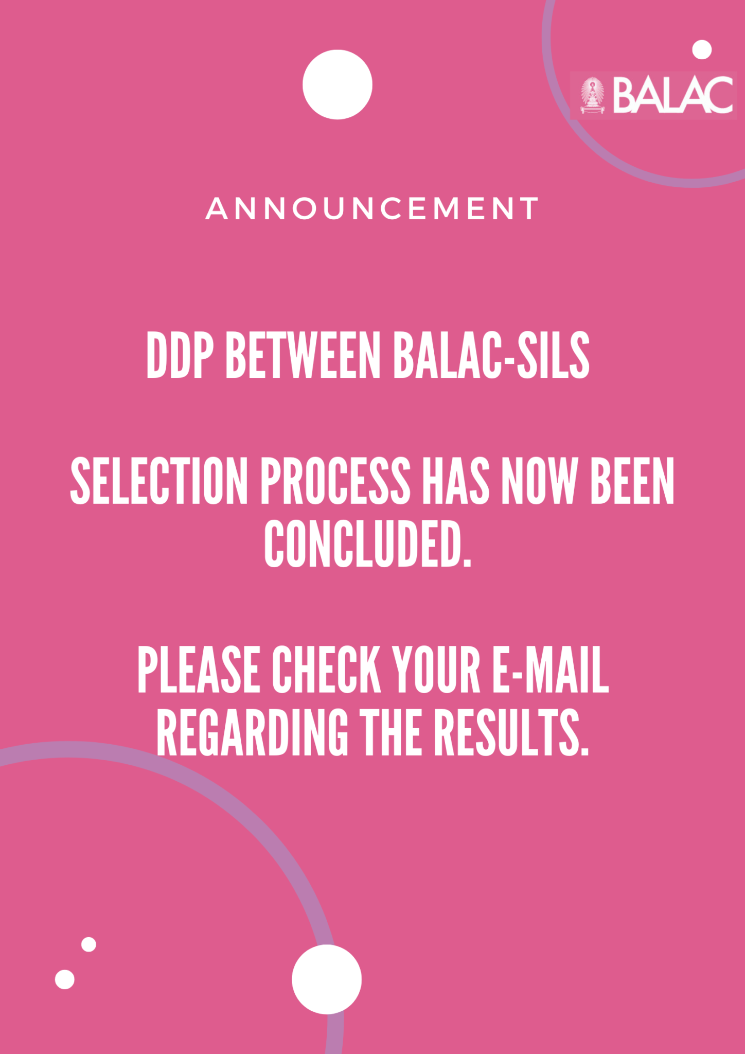 DDP BETWEEN BALAC-SILS: Interview results – BALAC – Arts Chula