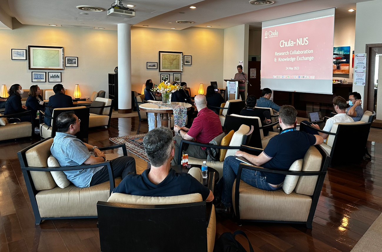 คณาจารย์ภูมิศาสตร์ ร่วมทีมจุฬาลงกรณ์มหาวิทยาลัย เยือนมหาวิทยาลัยแห่งชาติสิงคโปร์ (NUS) 24-25 ...