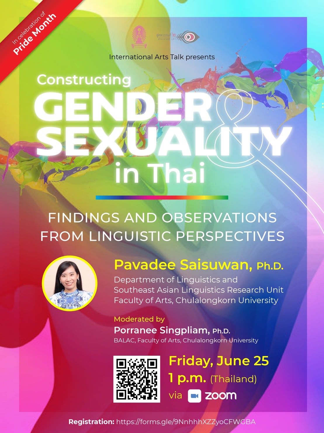 The Faculty Of Arts Presents ‘constructing Gender And Sexuality In Thai